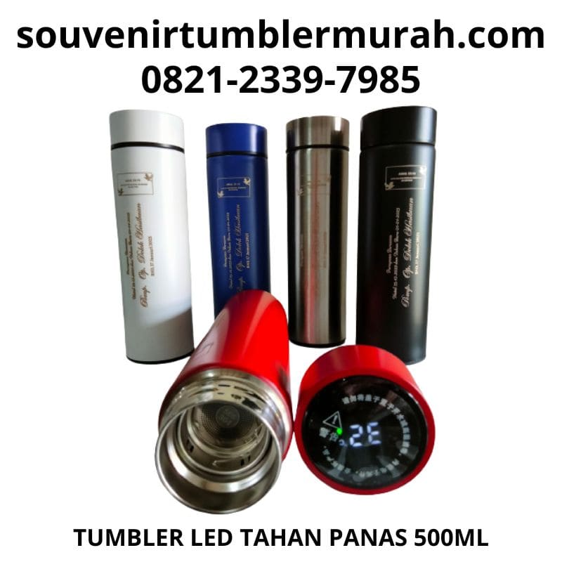 Smart Led Tumbler Untuk Souvenir Kantor Call 0821-2339-7985