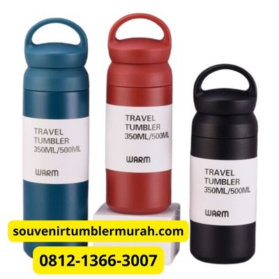 Tumbler Stainless Polos Bisa Custom Logo 081213663007