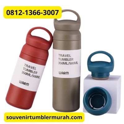 Tumbler Stainless Polos Bisa Custom Logo 081213663007